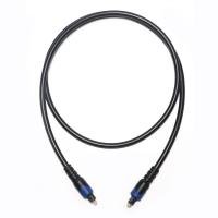 China TOSLINK Optical Audio Digital Cable OD6.0 ABS Connector Plated Gold Port For Home Theatre Soundbar CD Player 1M for sale