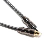 China Digital Braided TOSLINK Optical Audio Cable Plated 4K Metal Connecotr For Theatre Soundbar for sale