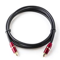 China Toslink Digital Optic Cable PVC Plated Gold Spdif Connector for Soundbar TV Player 3 Color 1M for sale