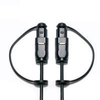 China Factory Outlet Toslink Optic Audio Cable PMMA Black PVC With Dust Cap extra thin for Soundbar for sale