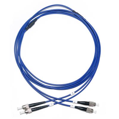 China Factory Outlet ST 2/2 Single-Mode-Core Fiber Optic Patch Cord for WLAN LAN minitor computer conmunication for sale