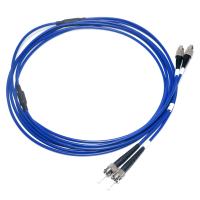 China Factory Outlet ST 2/2 Single-Mode-Core Fiber Optic Patch Cord for WLAN LAN minitor computer conmunication for sale