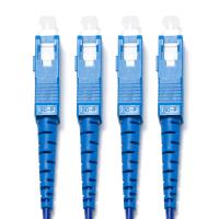 China 1310/1550nm Blue SC/SC 4-4 Four-Mode Single-Core Optic Patch Cord OM3 For Surveilance Camera 3M 5M 8M 15M for sale