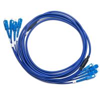 China 1310/1550nm Blue SC/SC 4-4 Four-Mode Single-Core Optic Patch Cord OM3 For Surveilance Camera 3M 5M 8M 15M for sale
