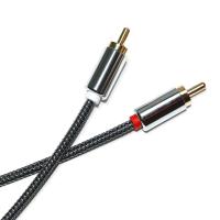 China RCA Premium Quality Digital Audio SPDIF 3.5mm knited Nylon Aluminum alloy Male to Male For VCD DVD TV  Soundbar for sale
