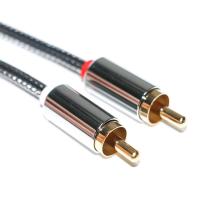 China RCA Premium Quality Digital Audio SPDIF 3.5mm knited Nylon Aluminum alloy Male to Male For VCD DVD TV  Soundbar for sale