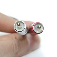 China Digital Audio Cable 3.5MM 2/1 Black PVC White Red Plated Aluminum Alloy Golden Connector For Car Audio for sale