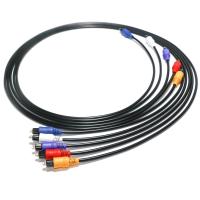 China RCA Cable Optic Digital Audio Cable 5 Color Plastic Connector 1.5m - 5m For DVD CD Player for sale