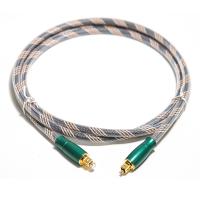 China Toslink Optical Digital Cable Knited Rope Plated Gold 4K Connecotr High Sound Quality HiFi 1.2M 2M For Amplifier for sale