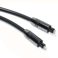 China Toslink Optical Audio Cable OD5.0 Black Aluminum Alloy Optical PVC plated gold Ports Cost Performance For Home Soundbar for sale
