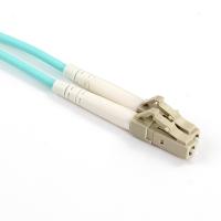 China Blue LC UPC 12 Core Ribbon Fiber Pigtails Grey Port 0.9mm Gigabit Ethernet Speeds 1.5m-3m for sale