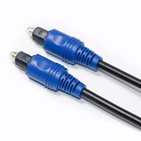 China Factory Price Brand New Toslink Digital Optical Fiber Cable PVC Rope Plated Blue Shell HiFi Sound For Home Theatre for sale