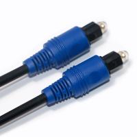 China Factory Price Brand New Toslink Digital Optical Fiber Cable PVC Rope Plated Blue Shell HiFi Sound For Home Theatre for sale