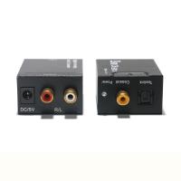 China Factory Outlet Digital Optical Fiber To Analog 3.5mm Toslink/SPDIF Audio Converter DTA10 for sale