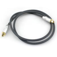 China [Factory Outlet] Toslink Plated Golden Silver Port Knited Rope For Audiophile HiFi Subwoofer Speaker 1.2M 2M for sale