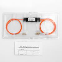 China Fiber Optic Splitter Coupling Ratio LC/UPC 1x2 FBT Coupler 1*2 FBT Multimode 850/1310nm 50/125 MM 50/50 for sale
