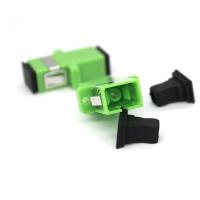 China SC Fiber Optic Connector Adapter SC/UPC SM Flange Singlemode Simplex SC-SC APC Coupler for sale