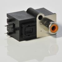 China AV-GQR05B 25Mbps 3-5V Toslink Optical Receiver With RCA Coaxial SPDIF Socket For PCB for sale