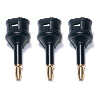 China Factory Outlet Toslink Fiber Optic Audio Adapter 3.5mini Square extension Port To Fiber Optic Conversion for sale