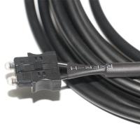 China 180dB/Km Servo Optical Optical Fiber Cable OD4.0 Black Cable For Equipment Test, Machine Connector Servo System for sale
