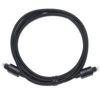 China TOSLINK digital Audio Cable Black Knited Rope Plated Gold round port For DVD Player 1M 2M 3M for sale