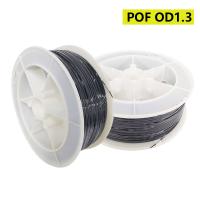 China POF OD1.3 Om1 Om2 PMMA Fiber Optic Cable Coaxial Type Large Aperture Factory Price For Signal Trans/Docrating for sale