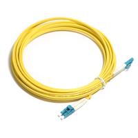 China Optical Fiber Cord Yellow Duplex Multimode OM5 2M 3M 5m 10G LC-LC For WLAN  LAN for sale