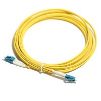 China Optical Fiber Cord Yellow Duplex Multimode OM5 2M 3M 5m 10G LC-LC For WLAN  LAN for sale