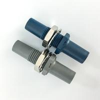 China HFBR-4505Z HFBR-4515Z Compatible POF Bulkhead Feedthrough Adapter With 1.0mm Plastic Optical Fiber Cable for sale