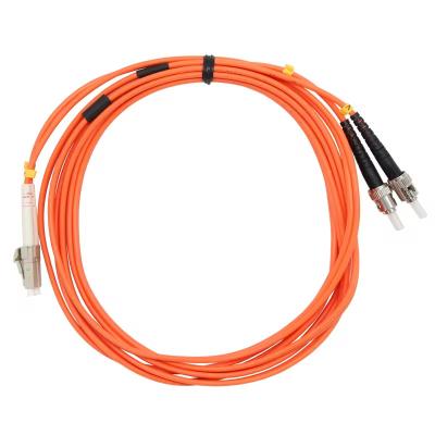 China ST- LC MultiMode Duplex OM2 62.5um Armored 3 Meter Fiber Optic Patch Cord Cable for sale