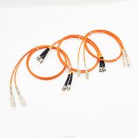 China LC UPC to ST UPC Fiber Optic Patch Cord Custom Fiber Optic Patch for sale