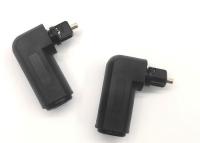 China Female To Female Optical Fiber Accessories 90 Degree Angle Adapter for sale