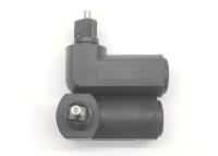 China Female To Female Optical Fiber Accessories 90 Degree Angle Adapter for sale