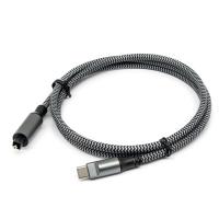 China TOSLINK Optical Audio Cable with Type-C Male Connector for Soundbar&speaker for sale