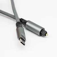 China TOSLINK Optical Audio Cable with Type-C Male Connector for Soundbar&speaker for sale