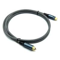 China Toslink Digital Audio Cable with Type-C Male and Gold Plated Connectors for Crystal-Clear Sound for sale