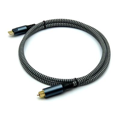 China Customizable Lengths and Jacket Types Available for TOSLINK Optical Audio Adapter for USB-C Devices for sale