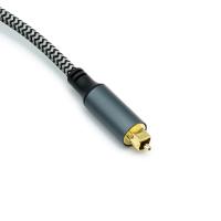 China Optic Audio Cable USB-C to Toslink PVC Jacket Braid 8K Resolution 4.0mm Male-to-Male Customizable 1M/2M/3M for TV & Computer for sale