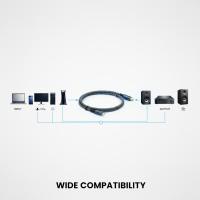 China Optic Audio Cable USB-C to Toslink PVC Jacket Braid 8K Resolution 4.0mm Male-to-Male Customizable 1M/2M/3M for TV & Computer for sale