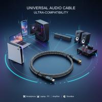 China Optic Audio Cable USB-C to Toslink PVC Jacket Braid 8K Resolution 4.0mm Male-to-Male Customizable 1M/2M/3M for TV & Computer for sale