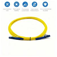 China LC-LC Duplex Fiber Patch Cable Single Mode LC/UPC to LC/UPC Optical Fiber Patch Cord for sale
