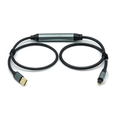 China TOSLINK Optical to 3.5mm AUX Audio Cable Unidirectional Digital to Analog Converter Support 24-bit/192KHz for Music, Gaming, TV for sale