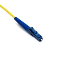 China LC/APC to LC/APC Single Mode OS2 Fiber Optic Patch Cord with Low Insertion Loss for FTTH Indoor Cabling for sale