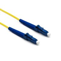 China LC/APC to LC/APC Single Mode OS2 Fiber Optic Patch Cord with Low Insertion Loss for FTTH Indoor Cabling for sale