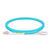 China Multimode Fiber Optic Patch Cord Cable SC to LC Connector Suitable for Data Center and Telecommunication Applications for sale