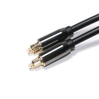 China Outlet Toslink Digital Optical Audio Cable SPDIF Ultra-Thin PVC Cable with Gold-Plated Connector for sale