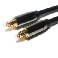 China Outlet Toslink Digital Optical Audio Cable SPDIF Ultra-Thin PVC Cable with Gold-Plated Connector for sale