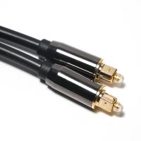 China Outlet Toslink Digital Optical Audio Cable SPDIF Ultra-Thin PVC Cable with Gold-Plated Connector for sale