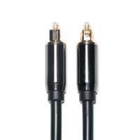 China Outlet Toslink Digital Optical Audio Cable SPDIF Ultra-Thin PVC Cable with Gold-Plated Connector for sale