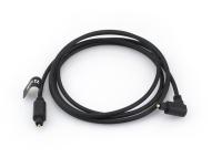 China Gold Plated 4.0mm 90 Degree Optical Cable , Toslink Audio Optical Fibre Cable for sale